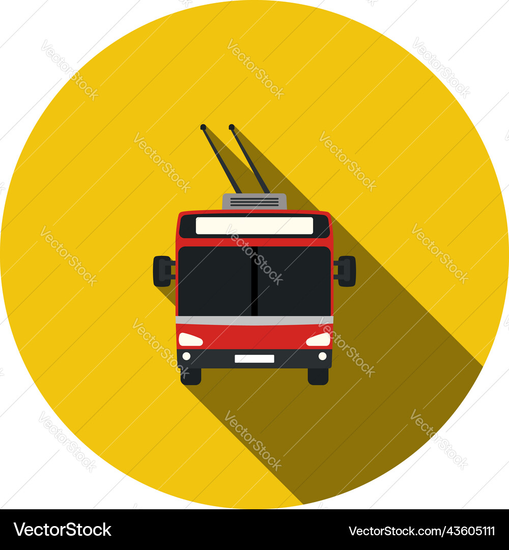 Trolleybus icon Royalty Free Vector Image - VectorStock
