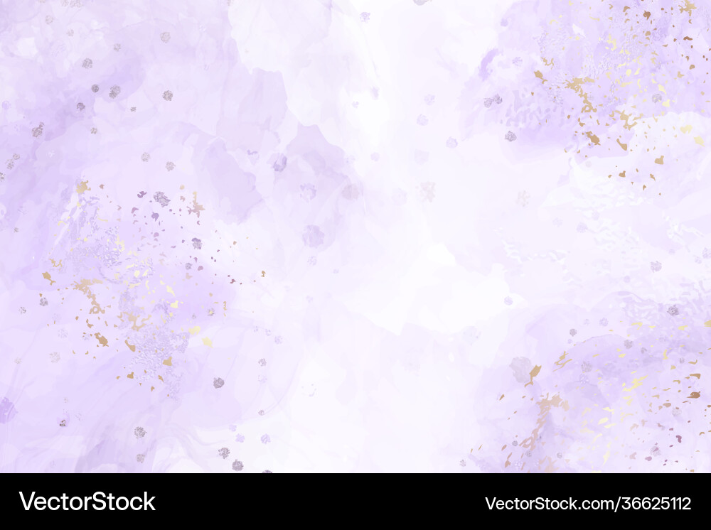 Abstract violet liquid watercolor background Vector Image