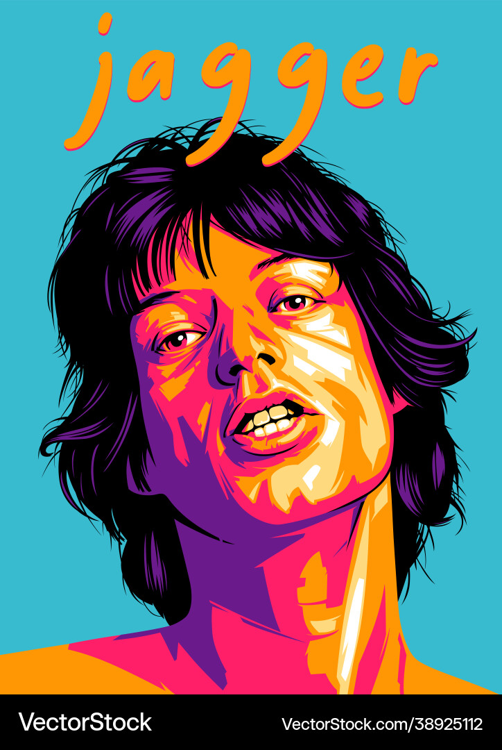 Jagger Royalty Free Vector Image - VectorStock