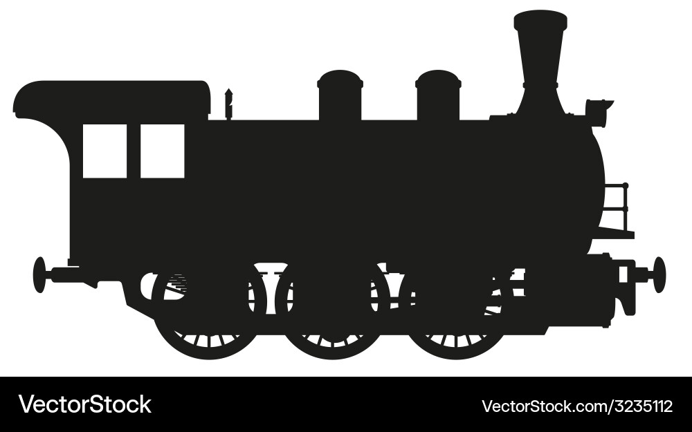 Steam locomotive Royalty Free Vector Image - VectorStock