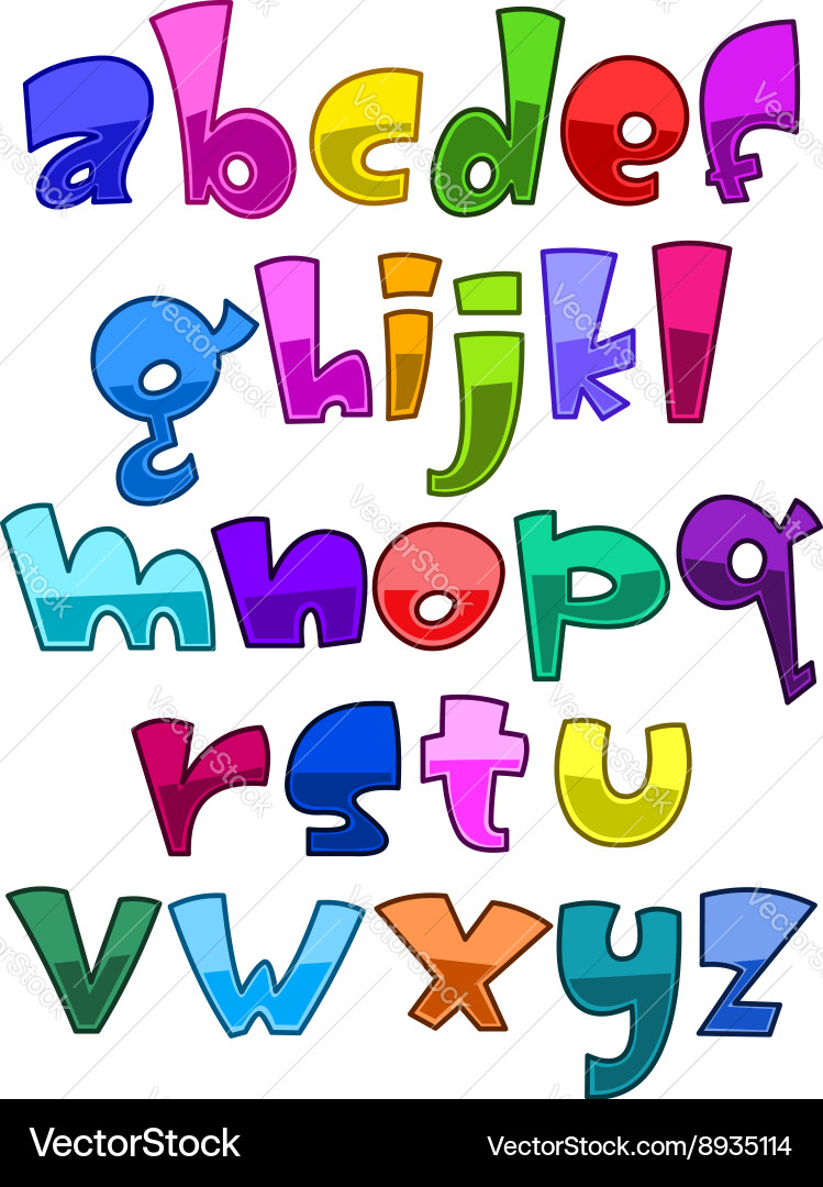 Lowercase Alphabet Clipart Premium Vector | A Letter For Alphabet
