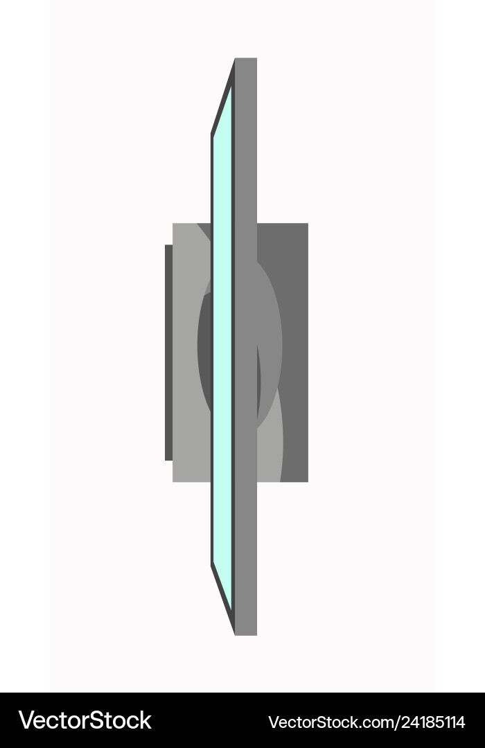 Tv set plasma modern technology device isolated Vector Image