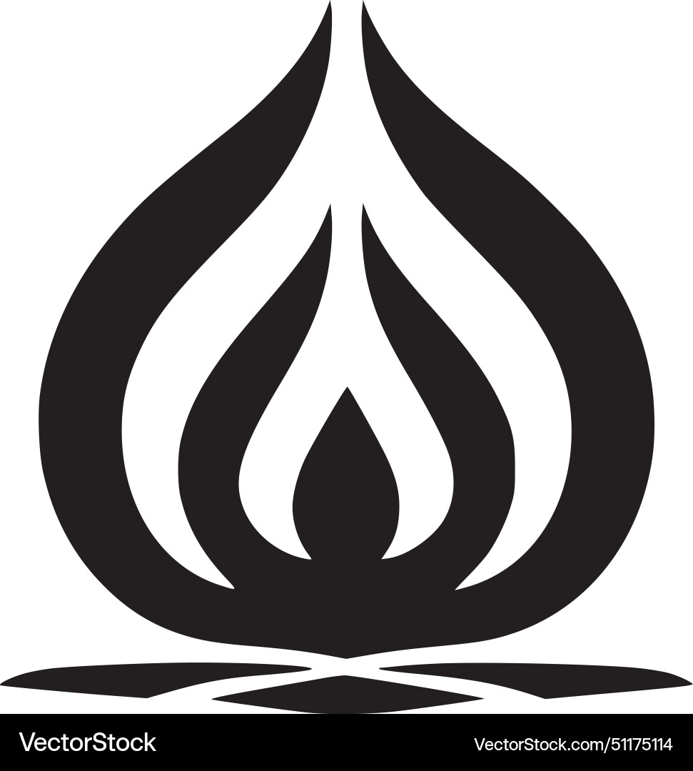 Water - minimalist and flat logo Royalty Free Vector Image