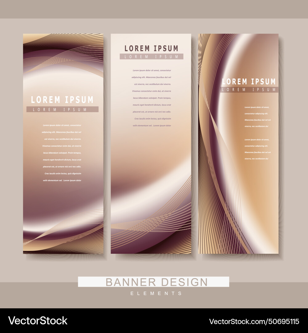 Futuristic style banner template design Royalty Free Vector