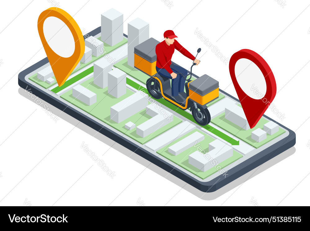 Isometric logistics business logistics logistic Vector Image