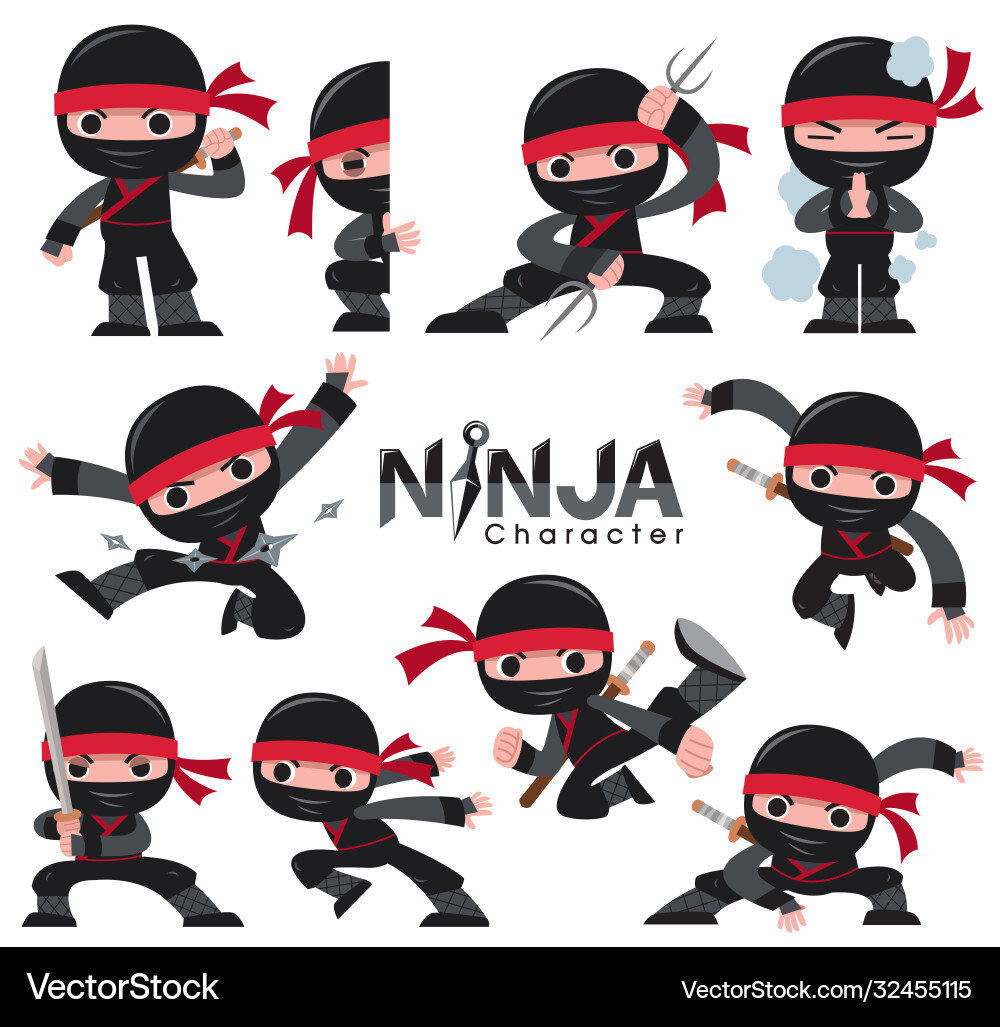 Ninja Vector Images (over 20,000)