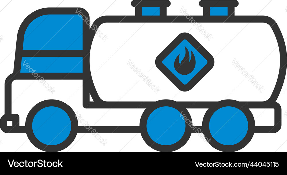Oil truck icon Royalty Free Vector Image - VectorStock