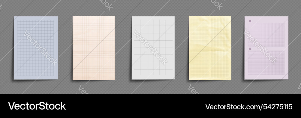 School notebook paper diary note page Royalty Free Vector