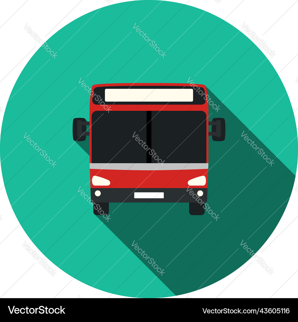 City bus icon Royalty Free Vector Image - VectorStock