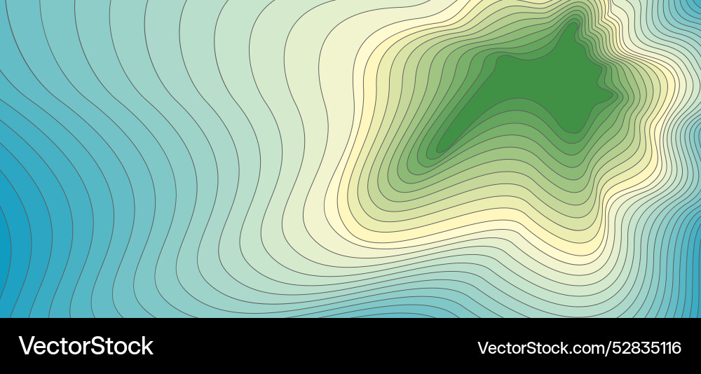 Islands geographic contour Royalty Free Vector Image