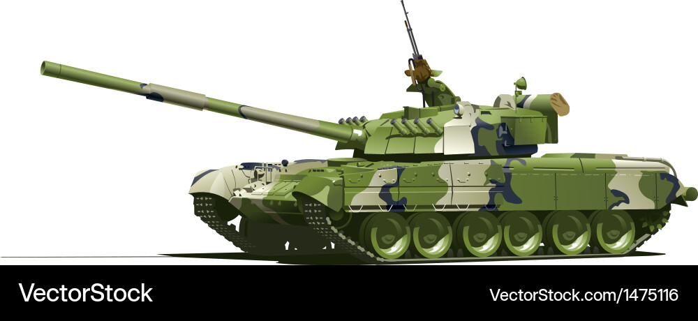 Modern heavy tank Royalty Free Vector Image - VectorStock