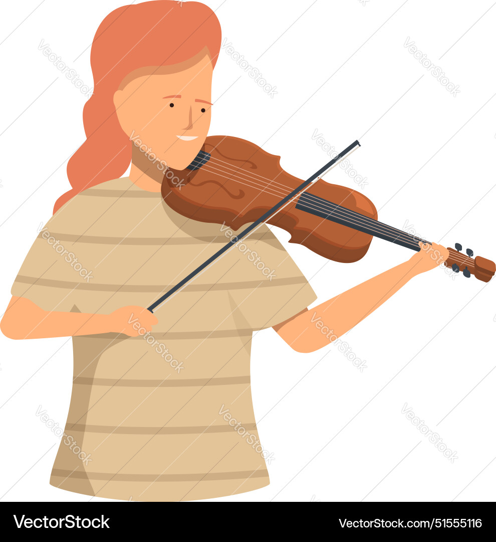 Musician playing violin classical music instrument