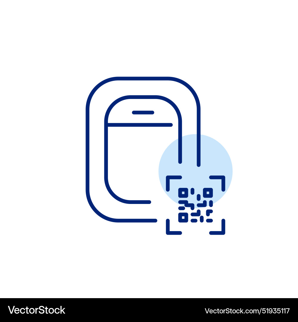 Airplane window and qr code tech-enhanced travel Vector Image