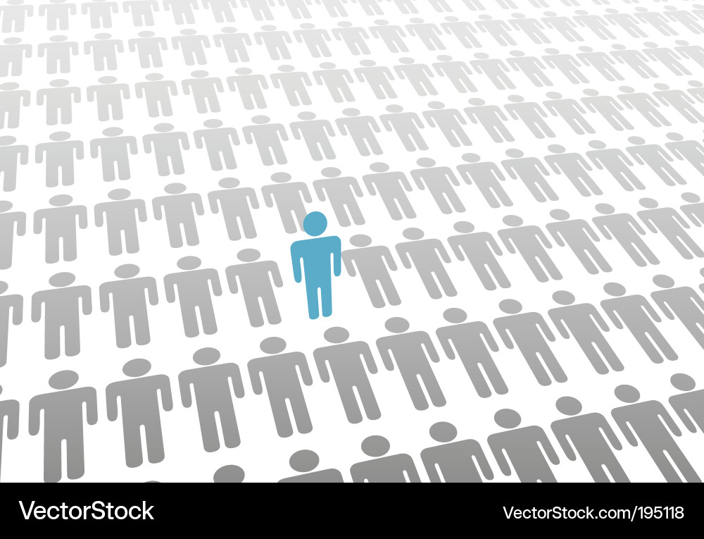Stand out Royalty Free Vector Image - VectorStock