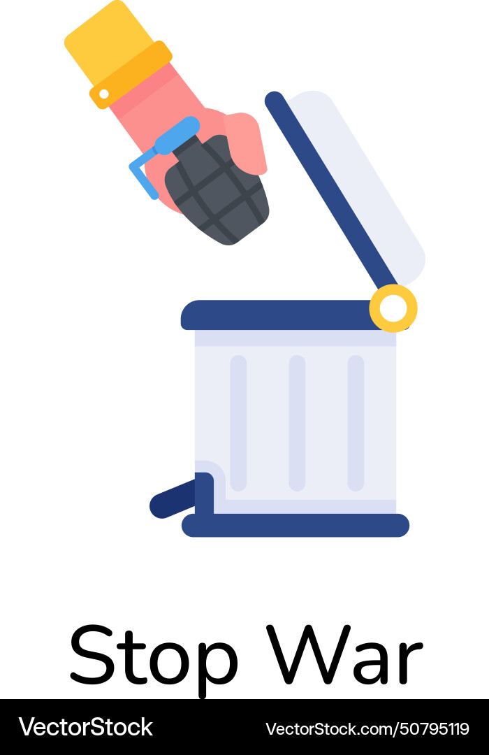 Stop war Royalty Free Vector Image - VectorStock