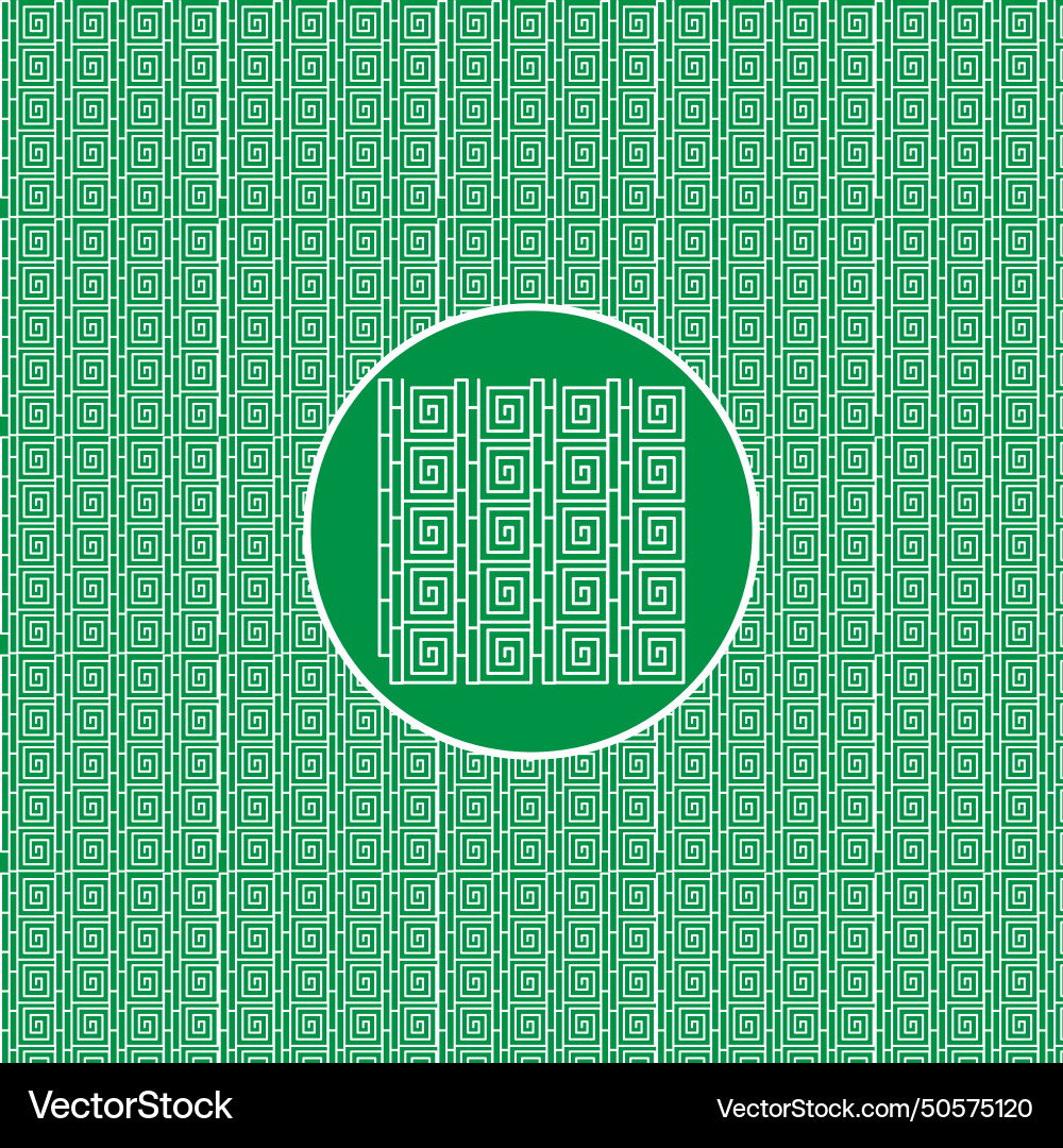 Batik meander pattern background Royalty Free Vector Image