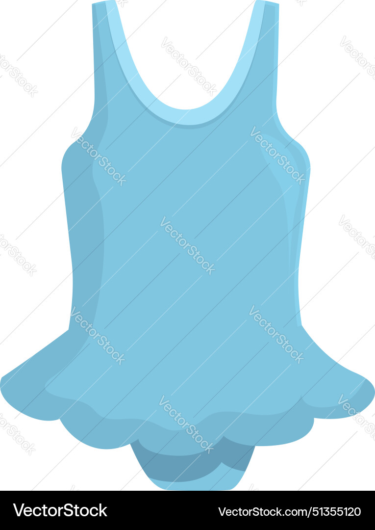 Blue tank top Royalty Free Vector Image - VectorStock
