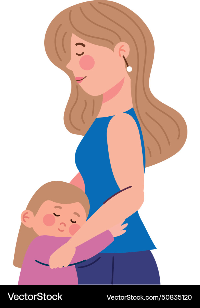 Mothers day greeting Royalty Free Vector Image