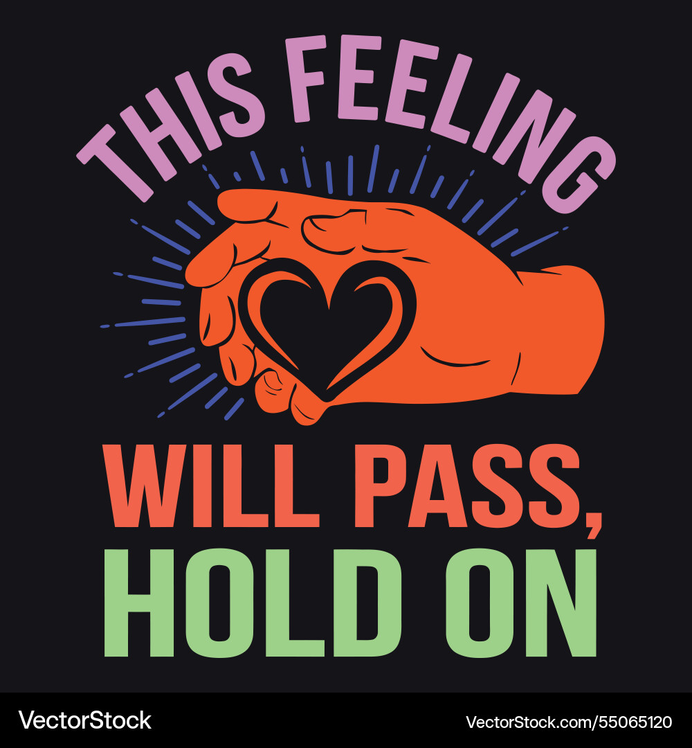 Panic disorder is real but so peace empowering Vector Image