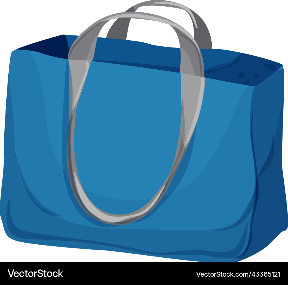 Tote beach bag cartoon Royalty Free Vector Image