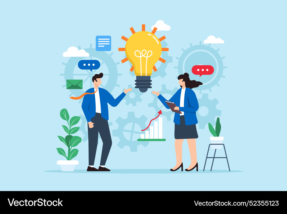 Exploring new business model innovation adapting Vector Image