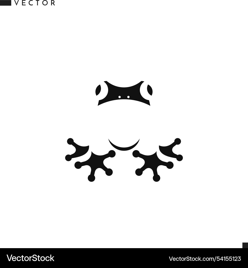 Frog logo Royalty Free Vector Image - VectorStock