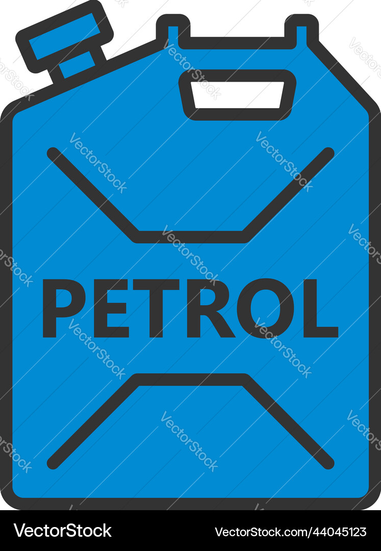 Fuel canister icon Royalty Free Vector Image - VectorStock