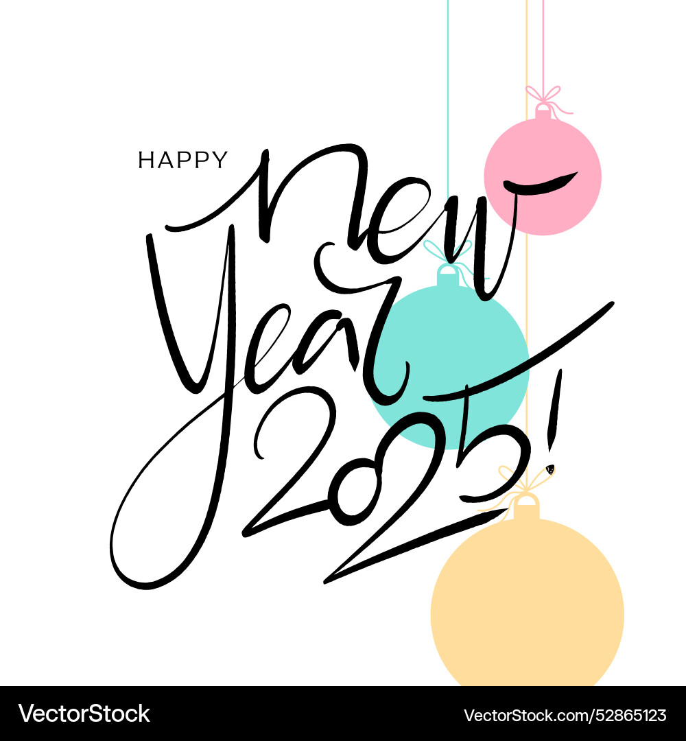 Handwritten calligraphic Royalty Free Vector Image