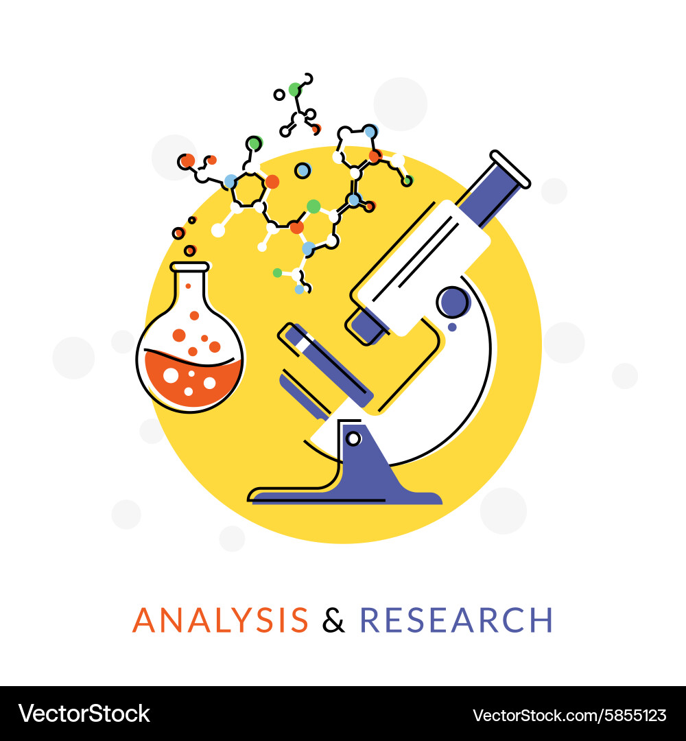 White microscope Royalty Free Vector Image - VectorStock