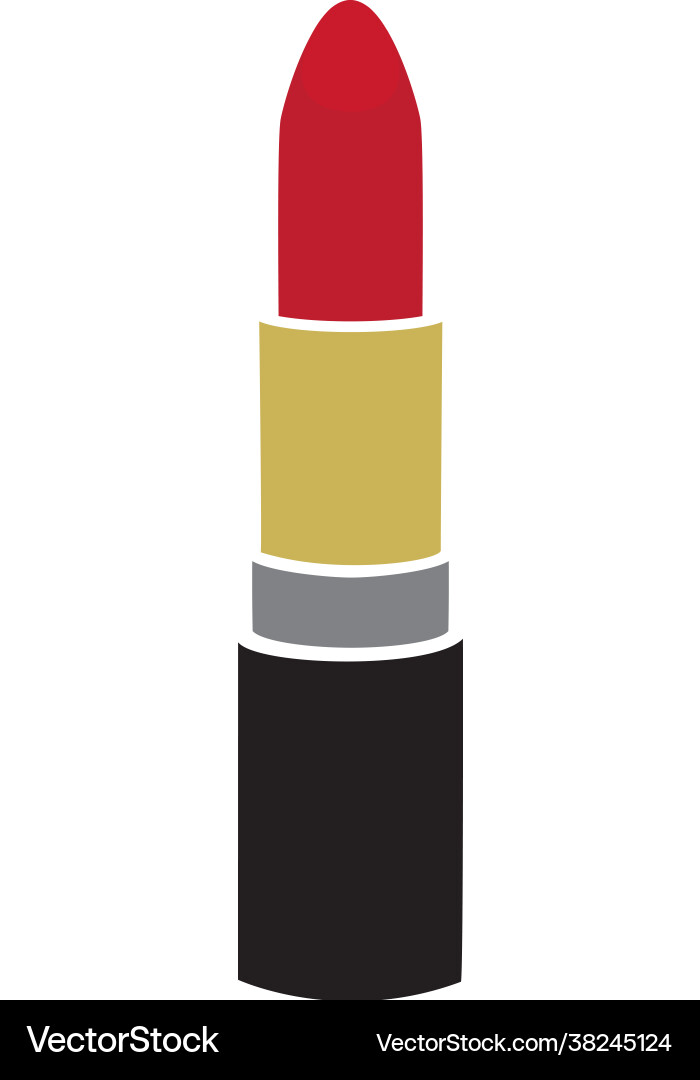Red lipstick Royalty Free Vector Image - VectorStock