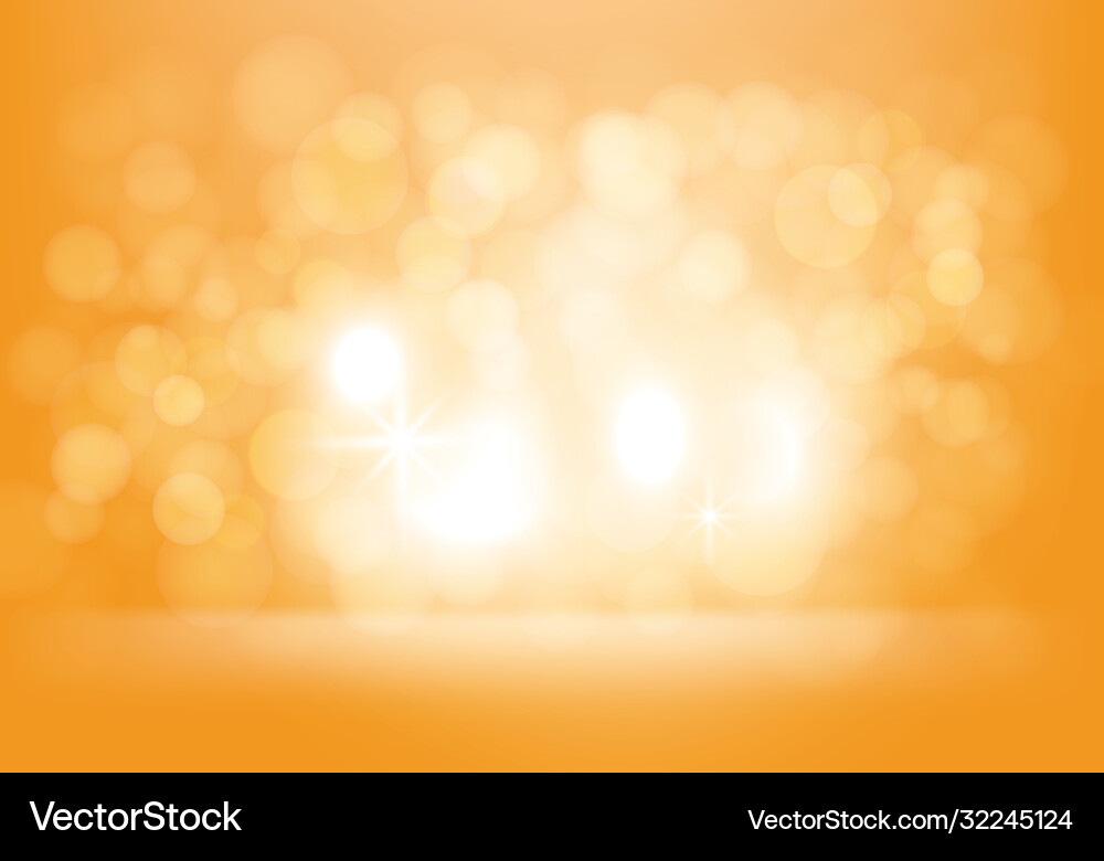 Yellow abstract background with flashes Royalty Free Vector