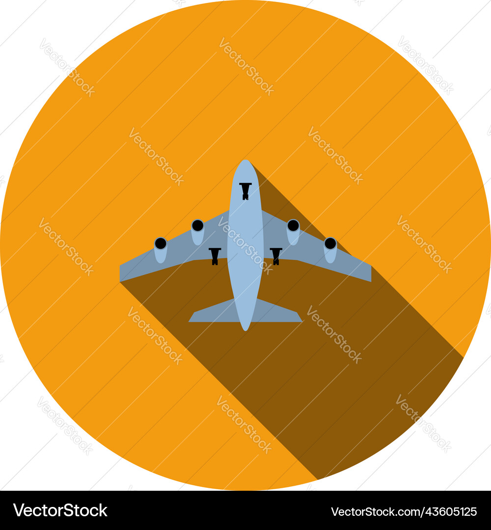 Airplane takeoff icon Royalty Free Vector Image