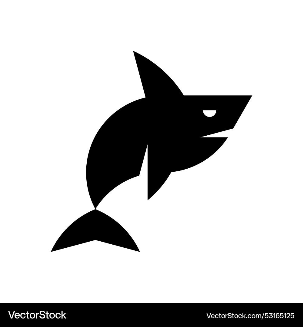 Shark logo Royalty Free Vector Image - VectorStock