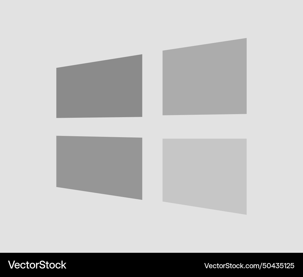 Windows icon image Royalty Free Vector Image - VectorStock