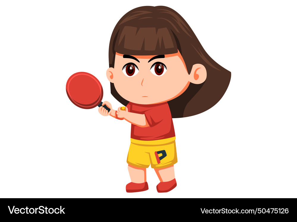 Cute girl character design Royalty Free Vector Image
