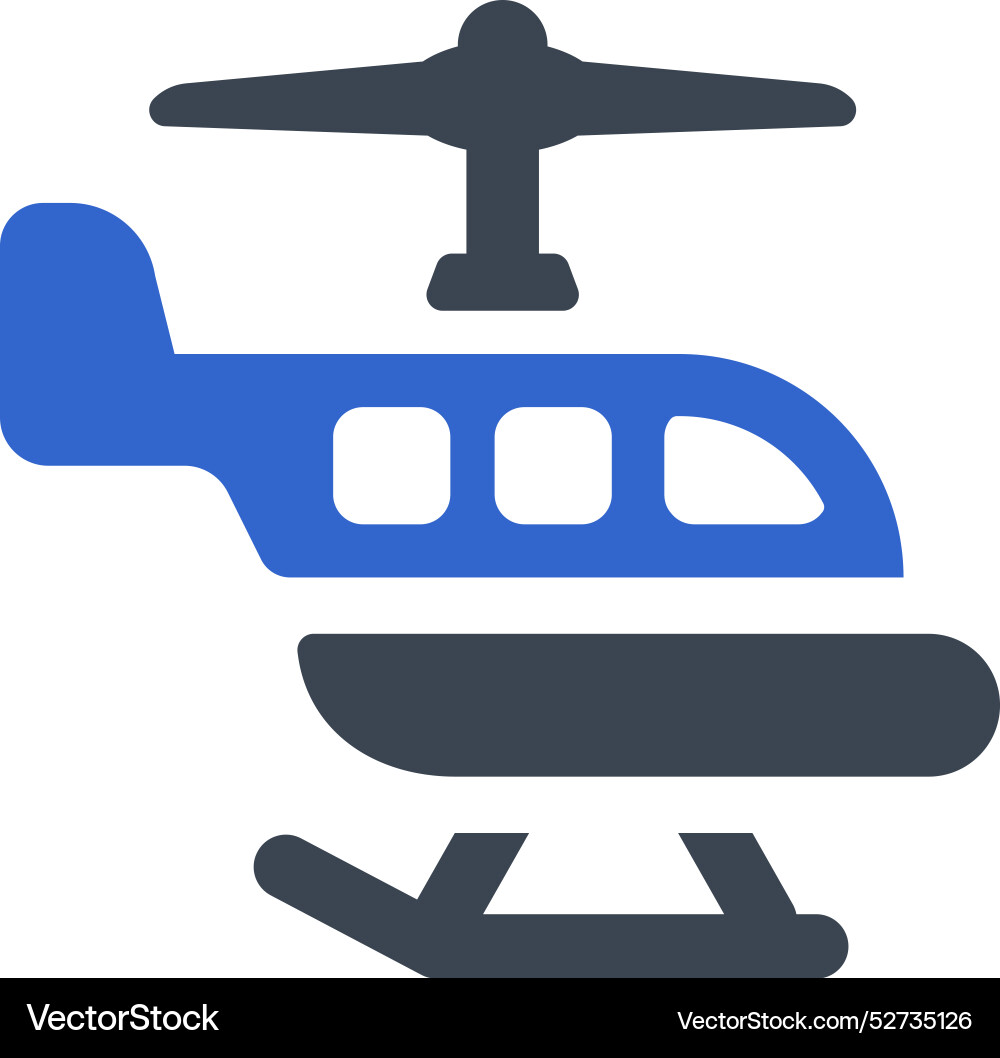 Helicopter icon Royalty Free Vector Image - VectorStock