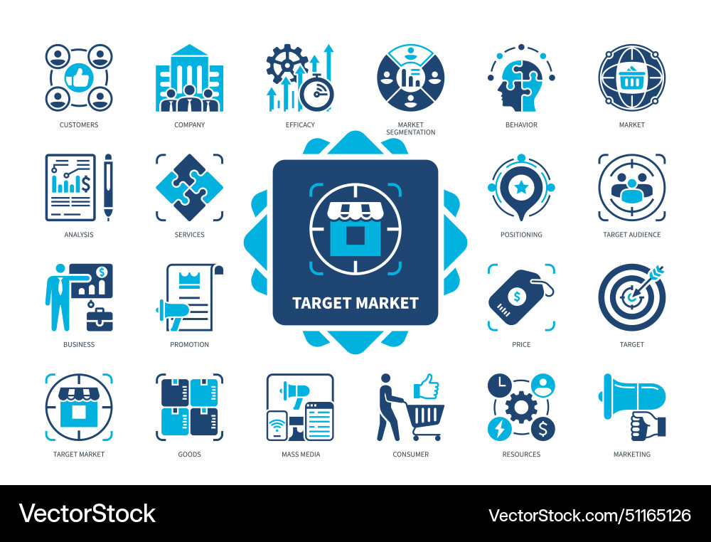 Customer Segmentation Icon Vector Images (over 3,100)