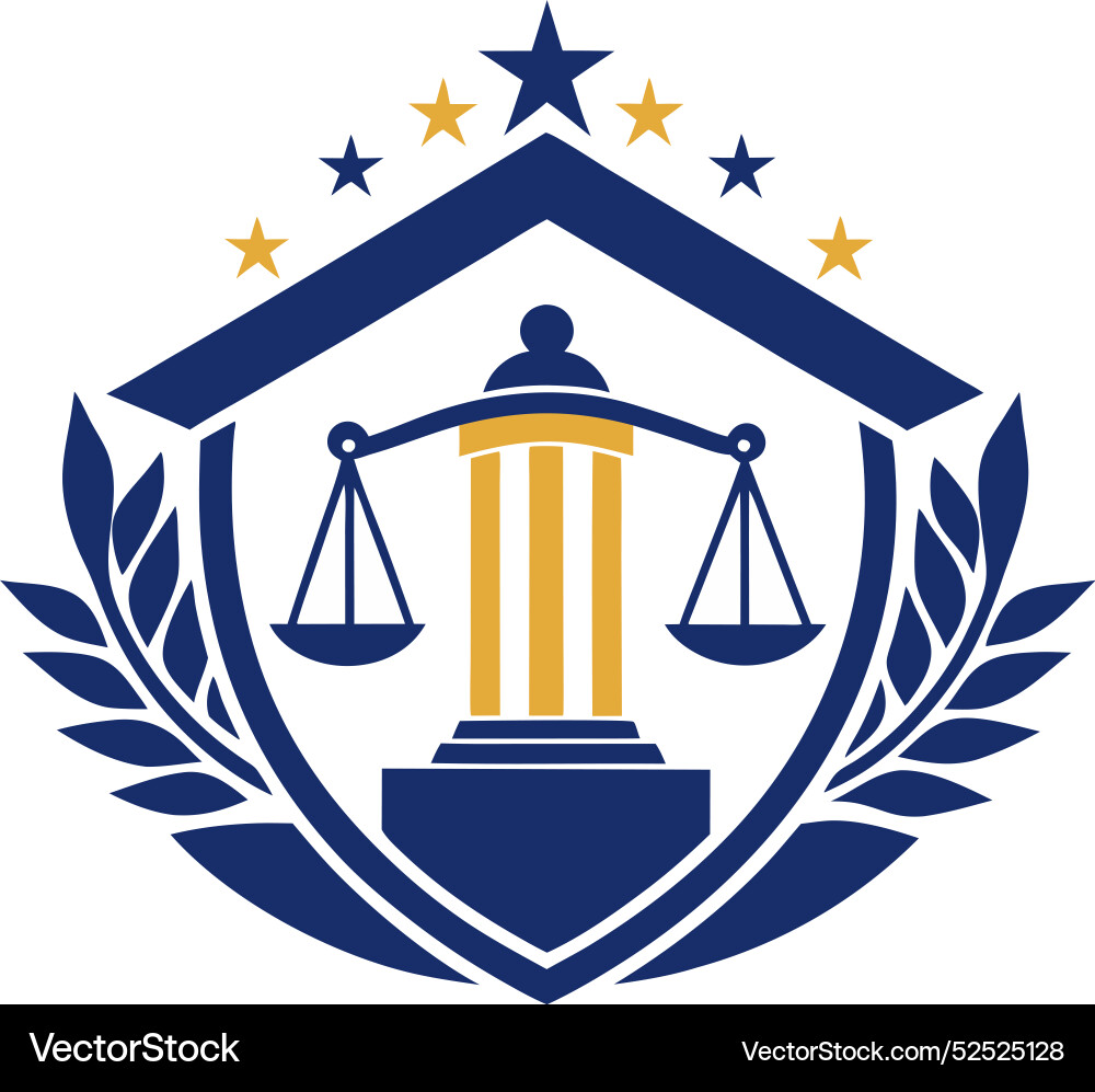 Abogado logo 5 Royalty Free Vector Image - VectorStock