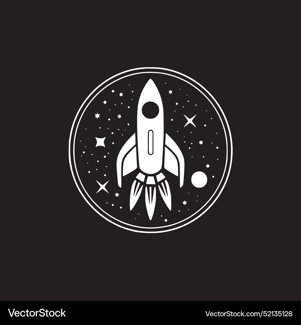 Space - high quality logo ideal for t-shirt Vector Image