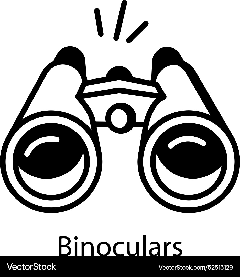 Binoculars Royalty Free Vector Image - VectorStock