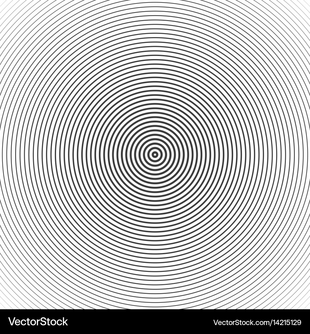 Concentric circle elements Royalty Free Vector Image