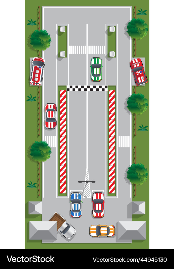 Drag racing Royalty Free Vector Image - VectorStock