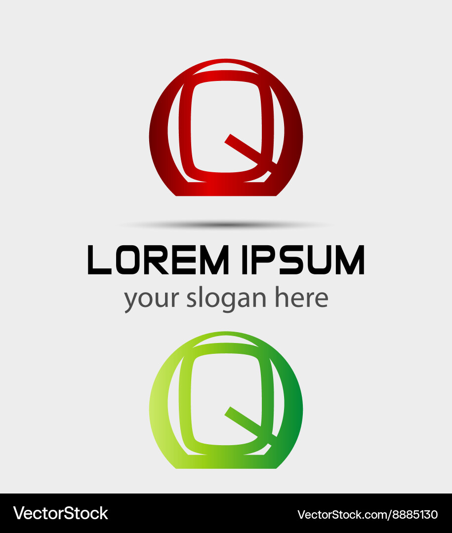 Letter q logo icon Royalty Free Vector Image - VectorStock