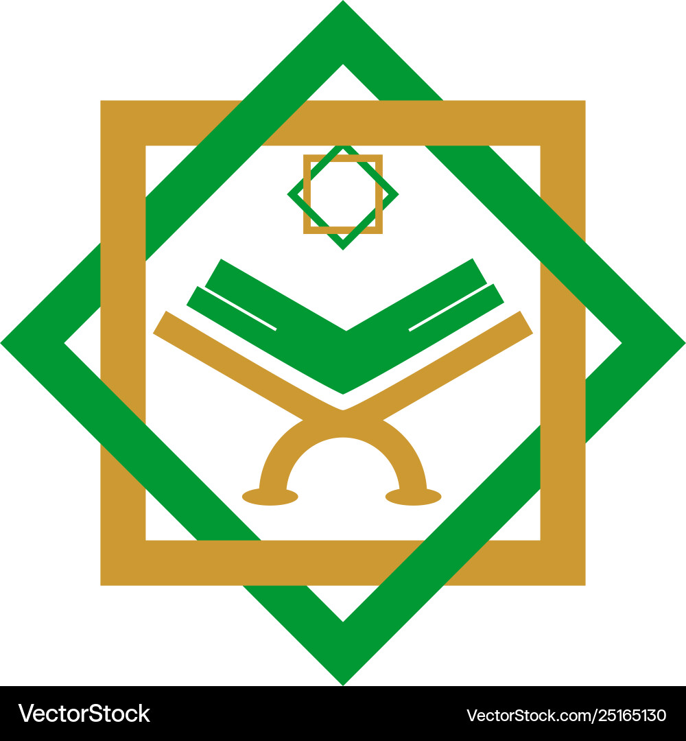 Mosque islamic ramadhan logo Royalty Free Vector Image