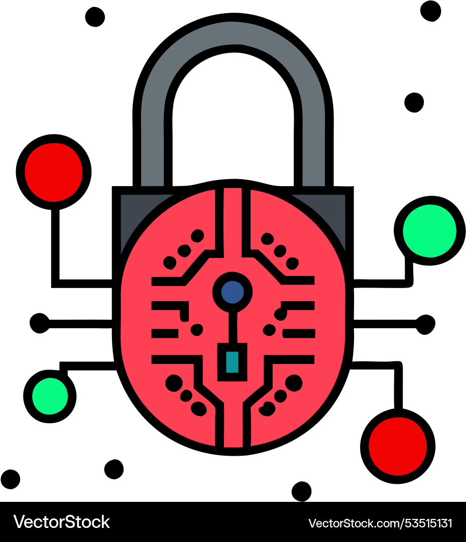 Data shield systems comprehensive protection Vector Image