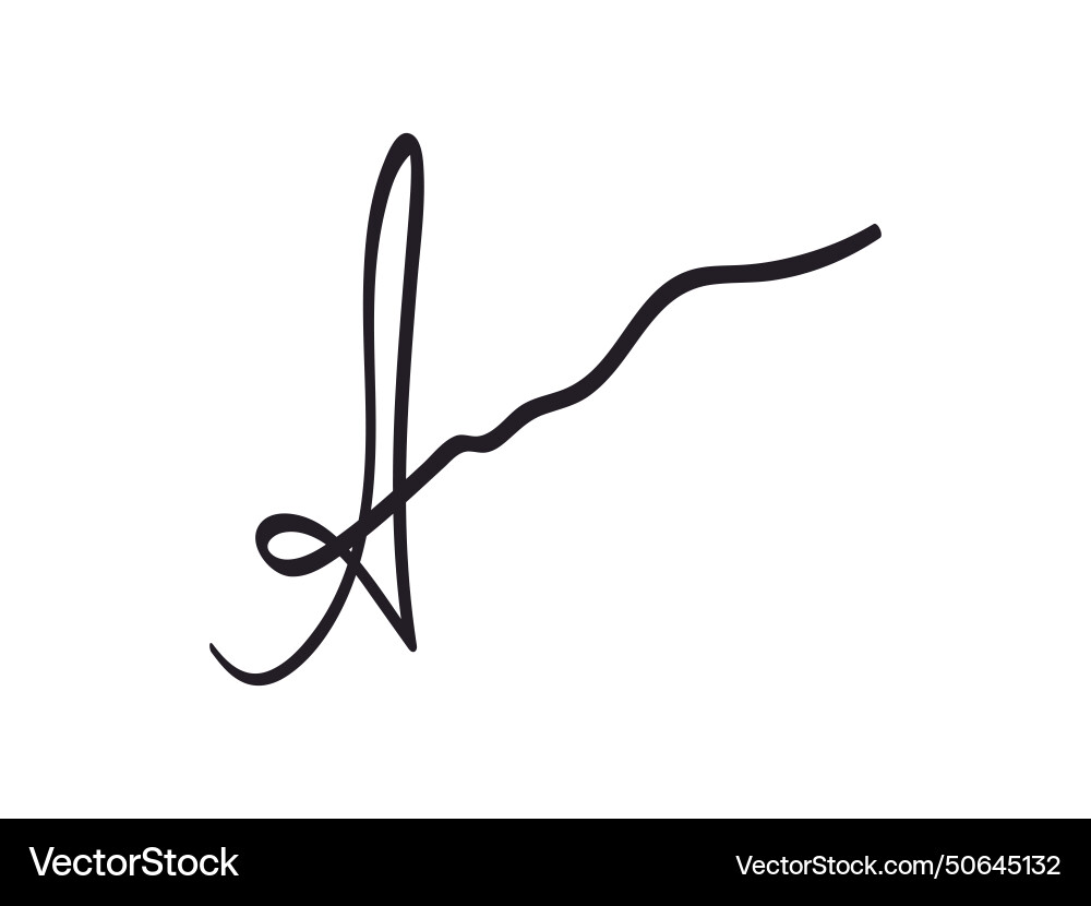 Fake hand drawn autographs handwritten abstract Vector Image