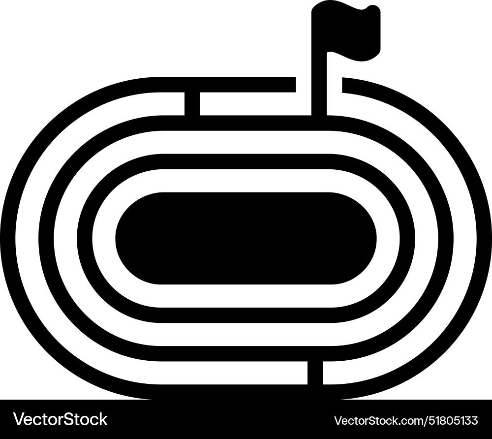 Running track Royalty Free Vector Image - VectorStock