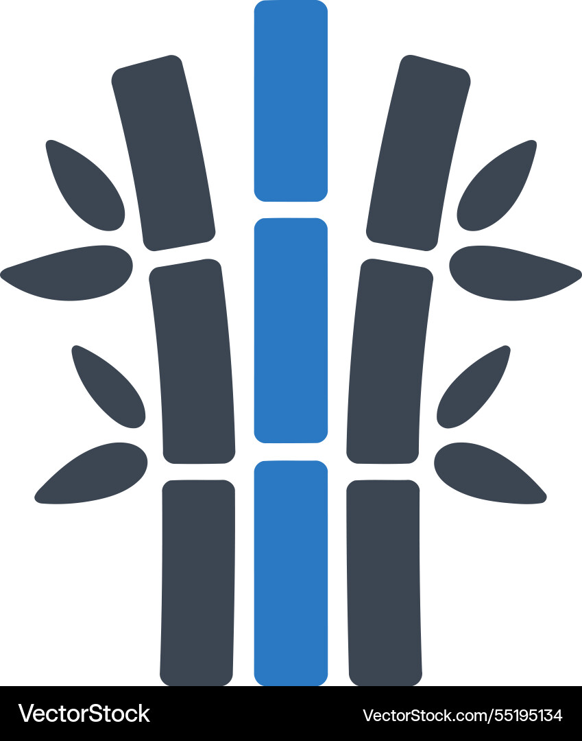 Bamboo icon Royalty Free Vector Image - VectorStock