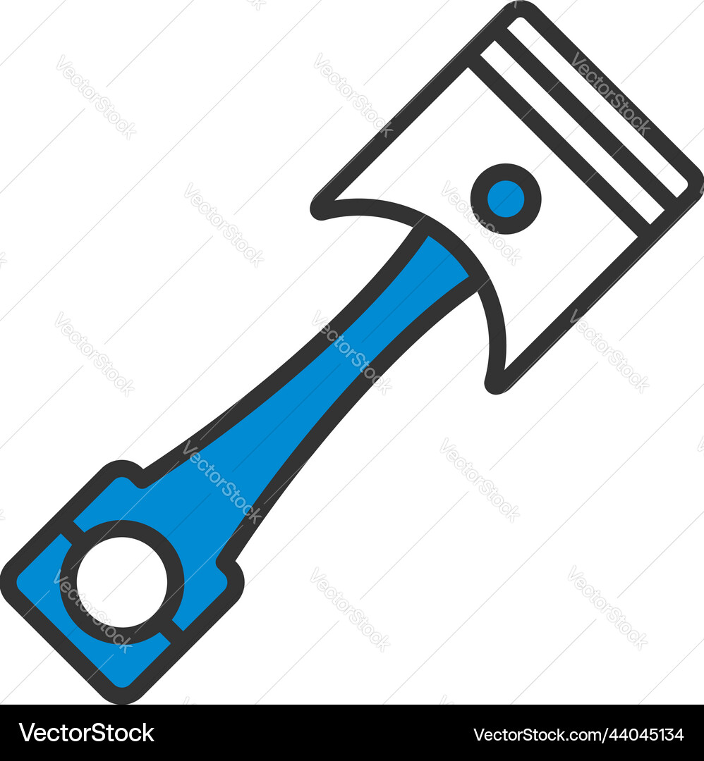 Car motor piston icon Royalty Free Vector Image