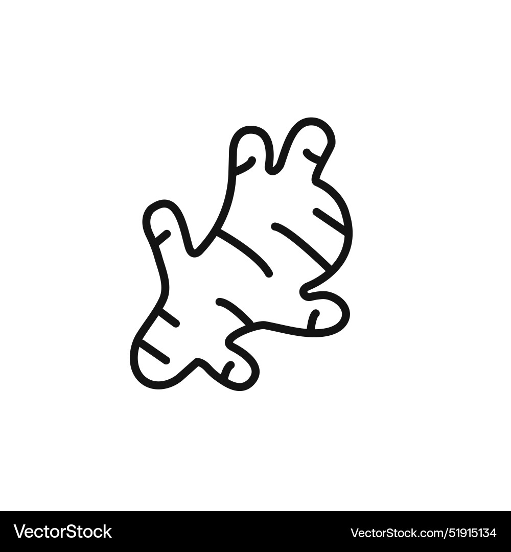 Ginger icon set collection for web Royalty Free Vector Image